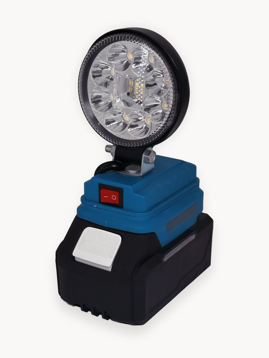 Аккумуляторный LED Круглый Светильник-переноска, 3 дюйма 0.8-1A max (АКБ в комплект не входит)