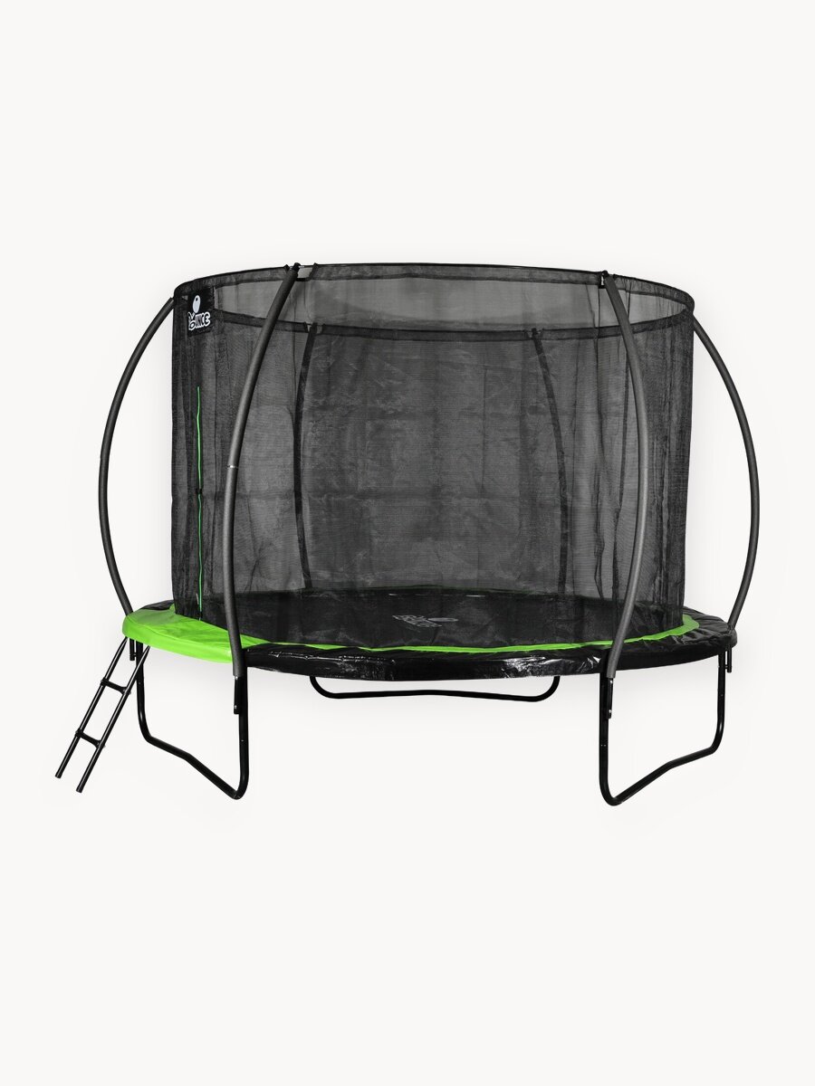 Батут каркасный c сеткой BOUNCE уличный для взрослых, детский для дачи и дома, диаметр 306 см нагрузка 120 кг Ами Мебель