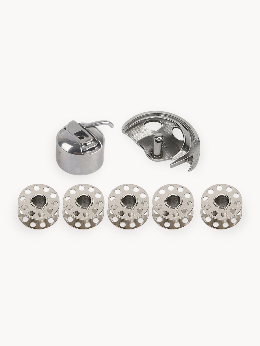 Шпульки + челнок для шпульного колпачка для бытовых швейных машин старого образца