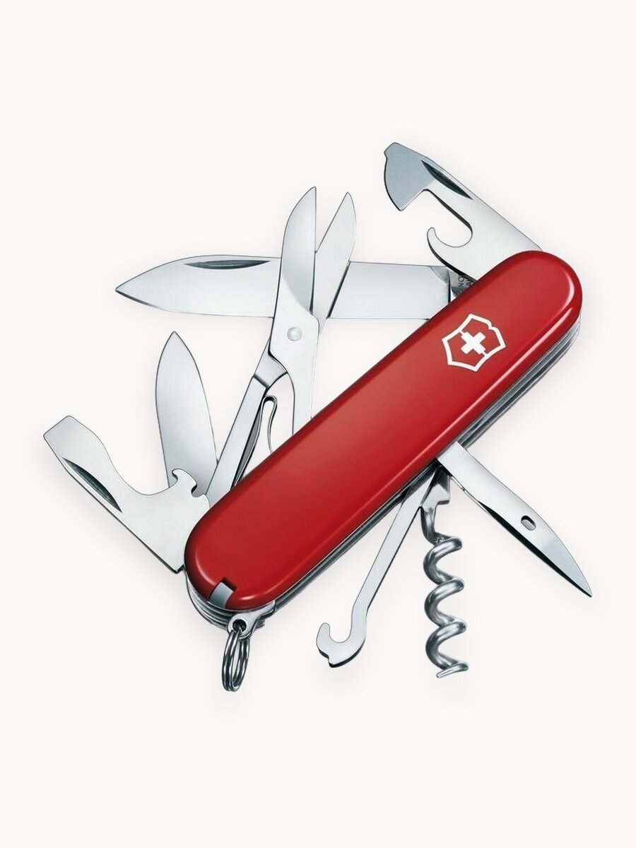 Нож перочинный Victorinox Climber (1.3703) 91 мм, 14 функций, красный , картонная коробка