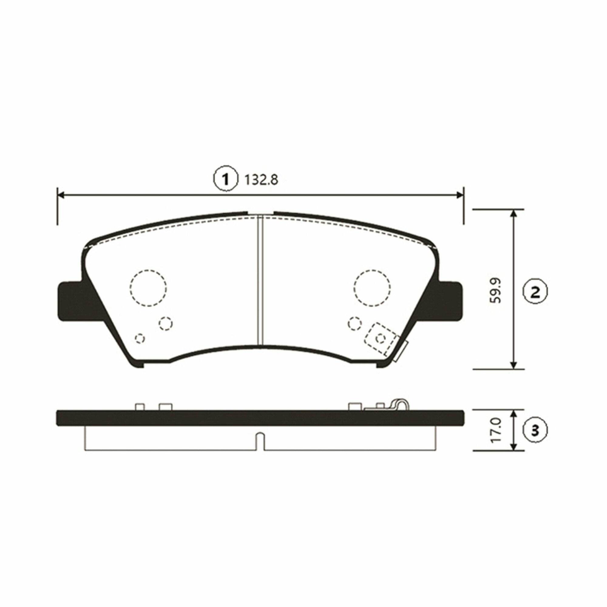 Колодки тормозные Хендай Елантра Сид HYUNDAI i30/ELANTRA 11-/CEED 12- передние Комплект 4 шт