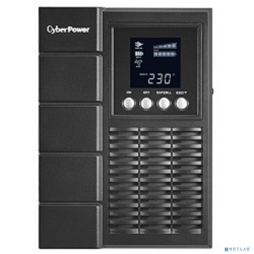 ИБП CyberPower OLS1500E {Online, Tower, 1500VA/1350W USB/RS-232/SNMPslot (4 C13) NEW, 3х9Ач}