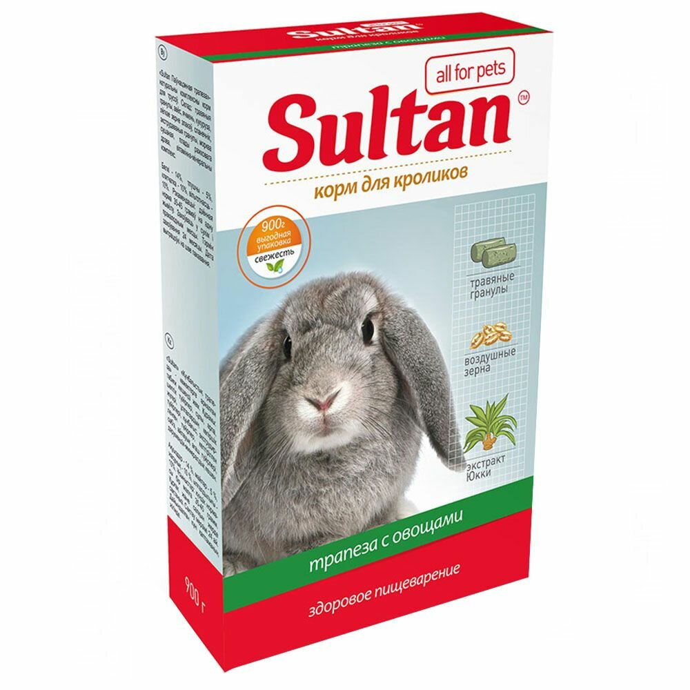 SULTAN PREMIUM полнорационный корм для кроликов,400 г