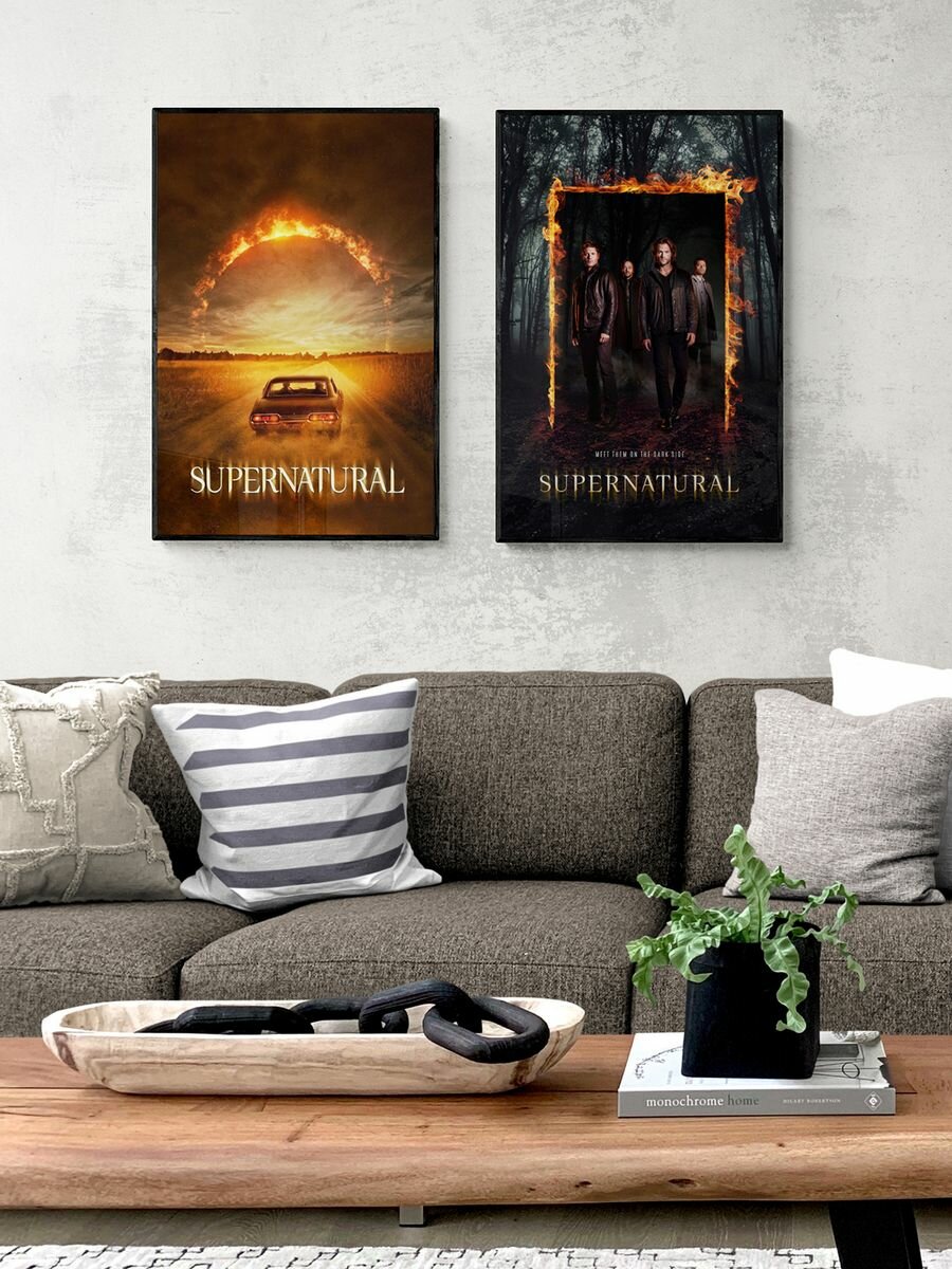 Набор из двух постеров Сверхъестественное. Лучшая команда
