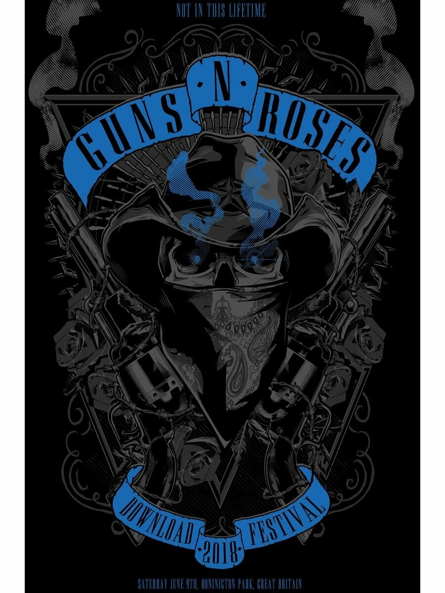Постер "Guns N' Roses. Ковбой"