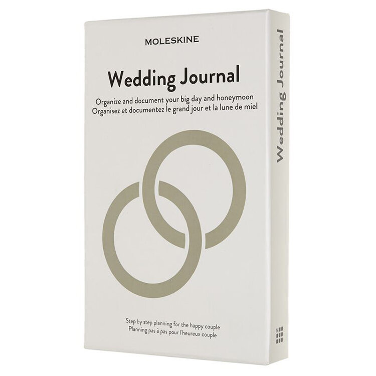 Блокнот Moleskine PASSION WEDDING PASWEDD Large 130х210мм 400стр. подарочная коробка, светло-серый