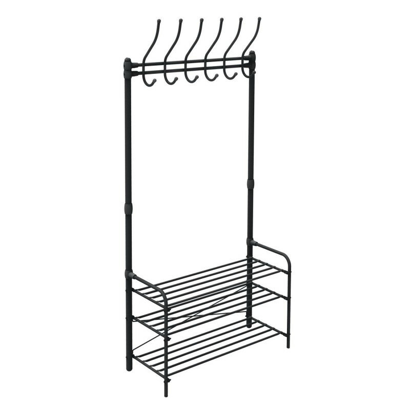 Вешалка в прихожую напольная черная Ника, Ижевск ВПШ1/Ч