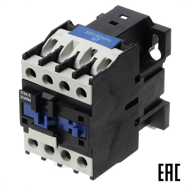 Пускатель магнитный ПМЛ 2160М 220В 25А 1з IP20 без реле Электротехник