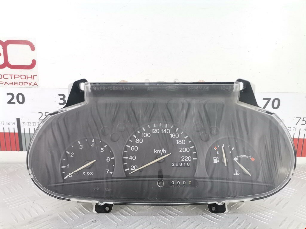 Панель приборная (щиток приборов) Ford Fiesta 4 96FB10849CA арт. 1610812