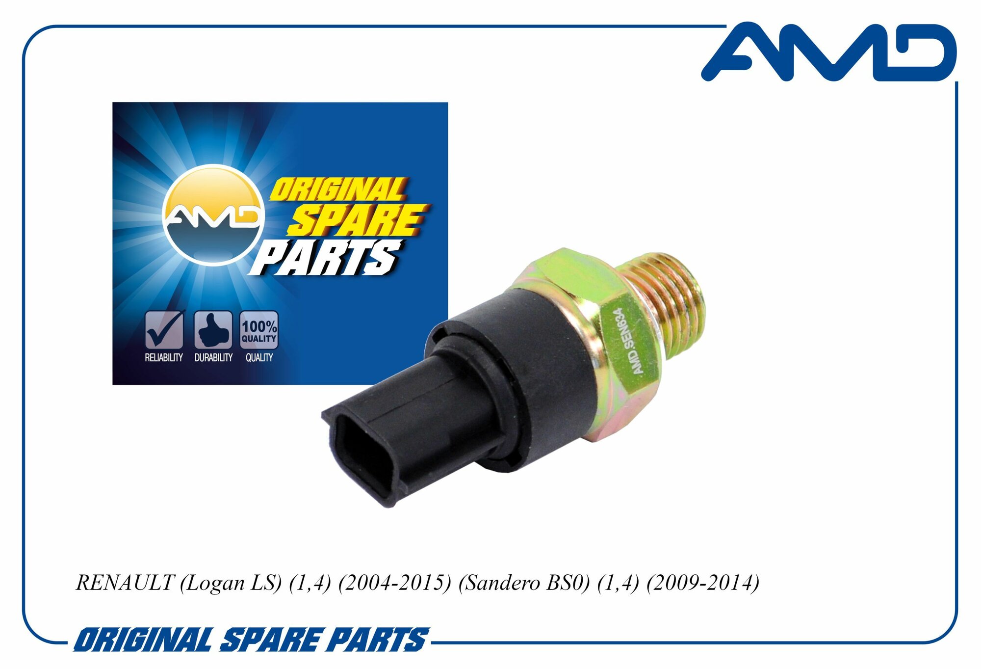 Датчик давления масла 8200671274 AMD. SEN634 для RENAULT Logan LS 1,4 2004-2015 Sandero BS0 1,4 2009-2014