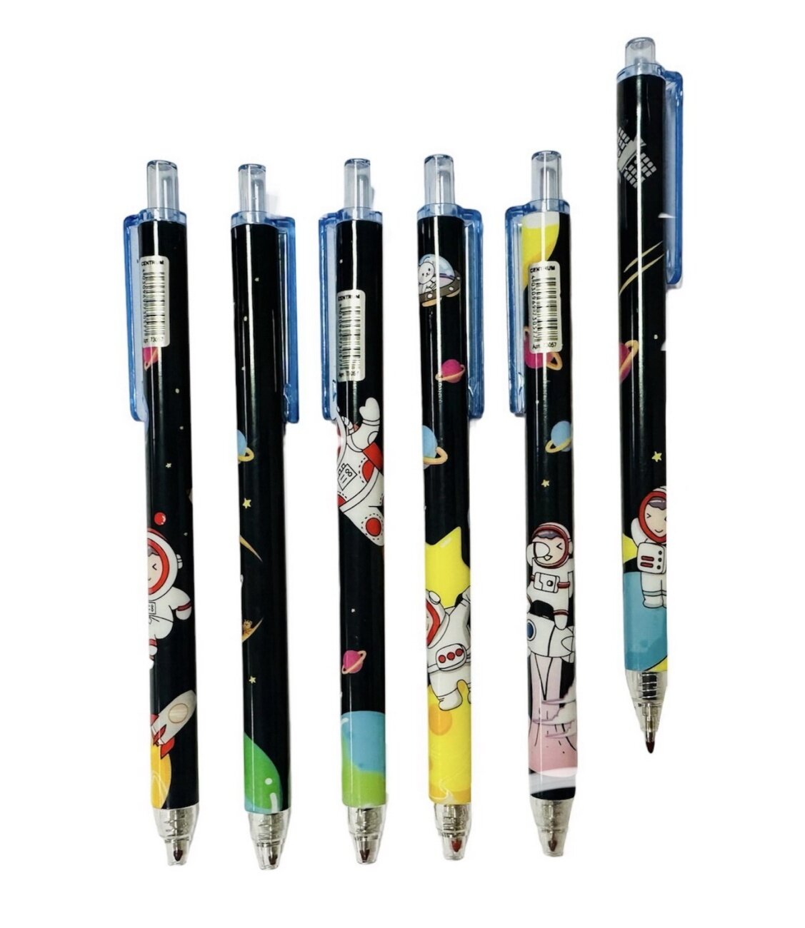 Ручка шариковая CENTRUM автомат. Космос, набор 6 шт, дизайн корпуса в асс. 73057Н