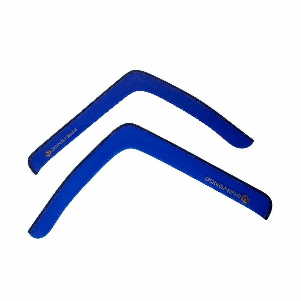 Дефлектор двери (ветровики) с лого на DONGFENG GX, (Синие)