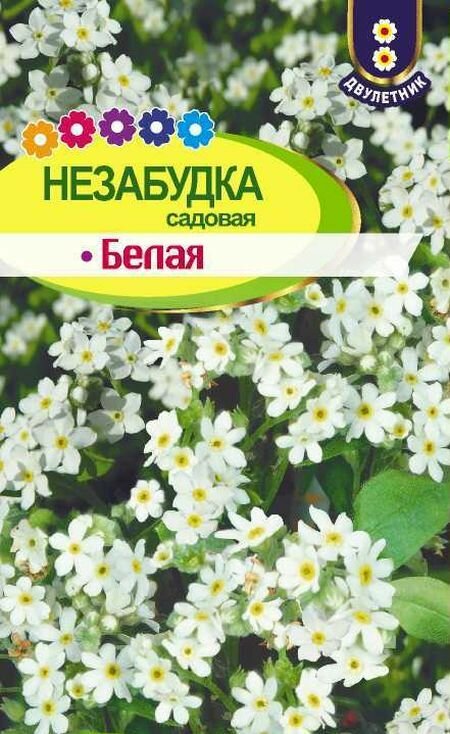 Семена растения Незабудка белая садовая