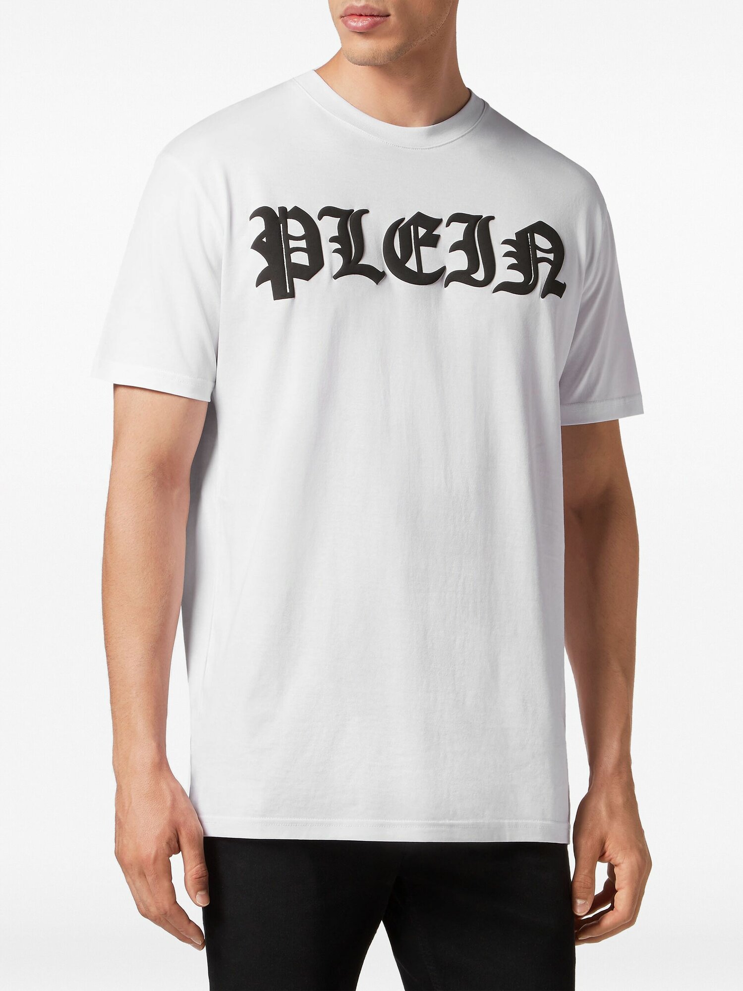 Футболка PHILIPP PLEIN Gothic Plein, размер 56, бежевый/белый — фото 1