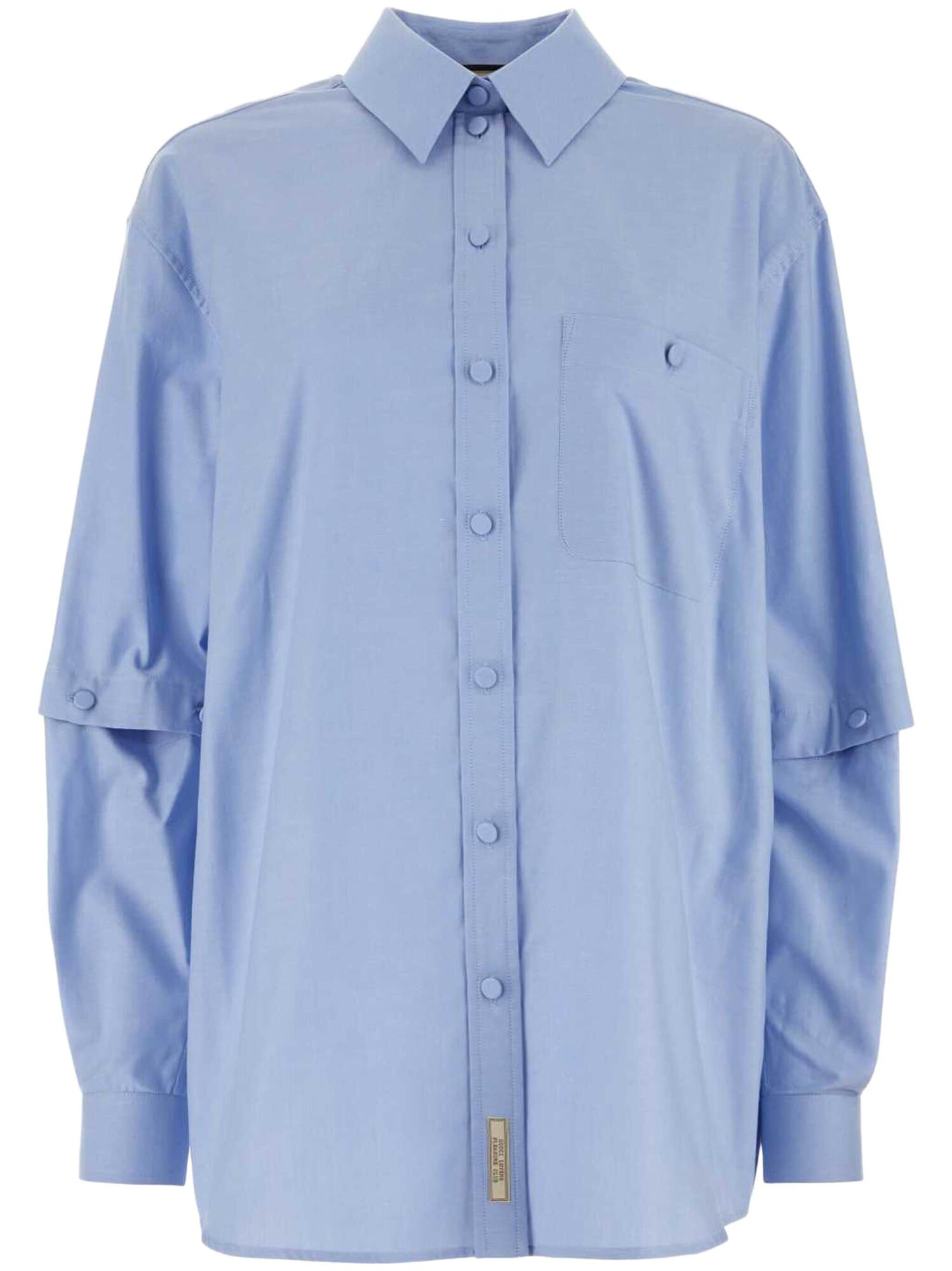 Рубашка Рубашка со съемными рукавами и логотипом