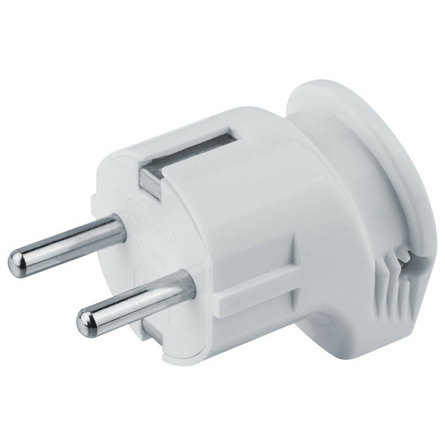 Вилка угловая NAVIGATOR NCA-PL04 16A E-WH с/з белая, IP20, 220В, Китай