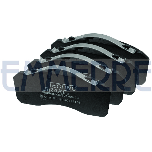 TECHNO BRAKE 960948 колодки дисковые \bpw, man, mb, saf