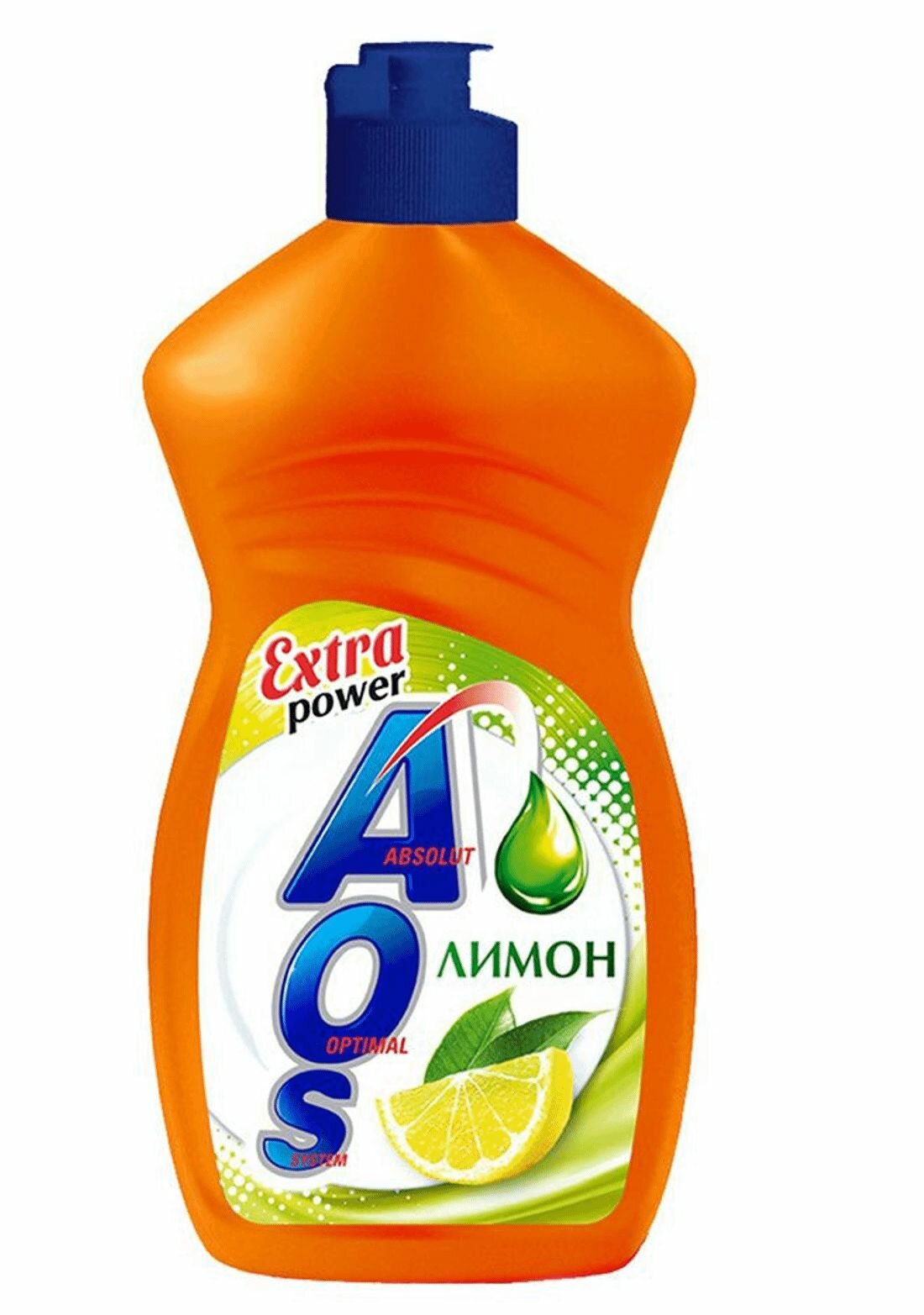 AOS Бальзам для мытья посуды Extra Power Лимон, 450 мл, 20 шт в коробке