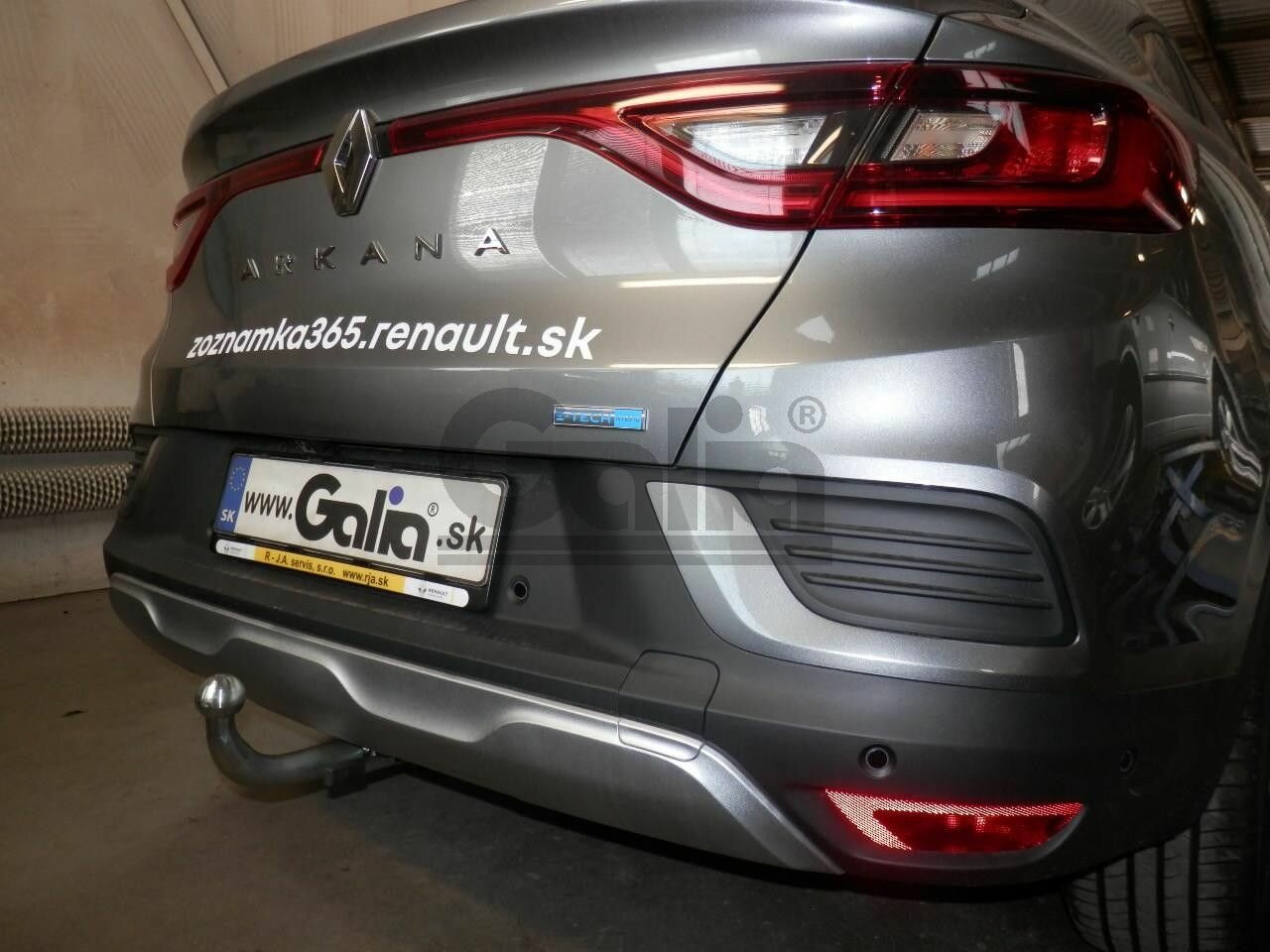 Оцинкованный фаркоп на Renault Arkana (только Европейская версия) 2019- (без электрики), Galia R105C