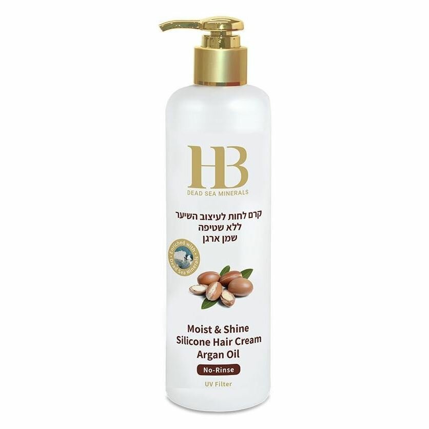 Крем Health & Beauty Moist & Shine Argan Oil Hair Cream No - Rinse, 400 мл