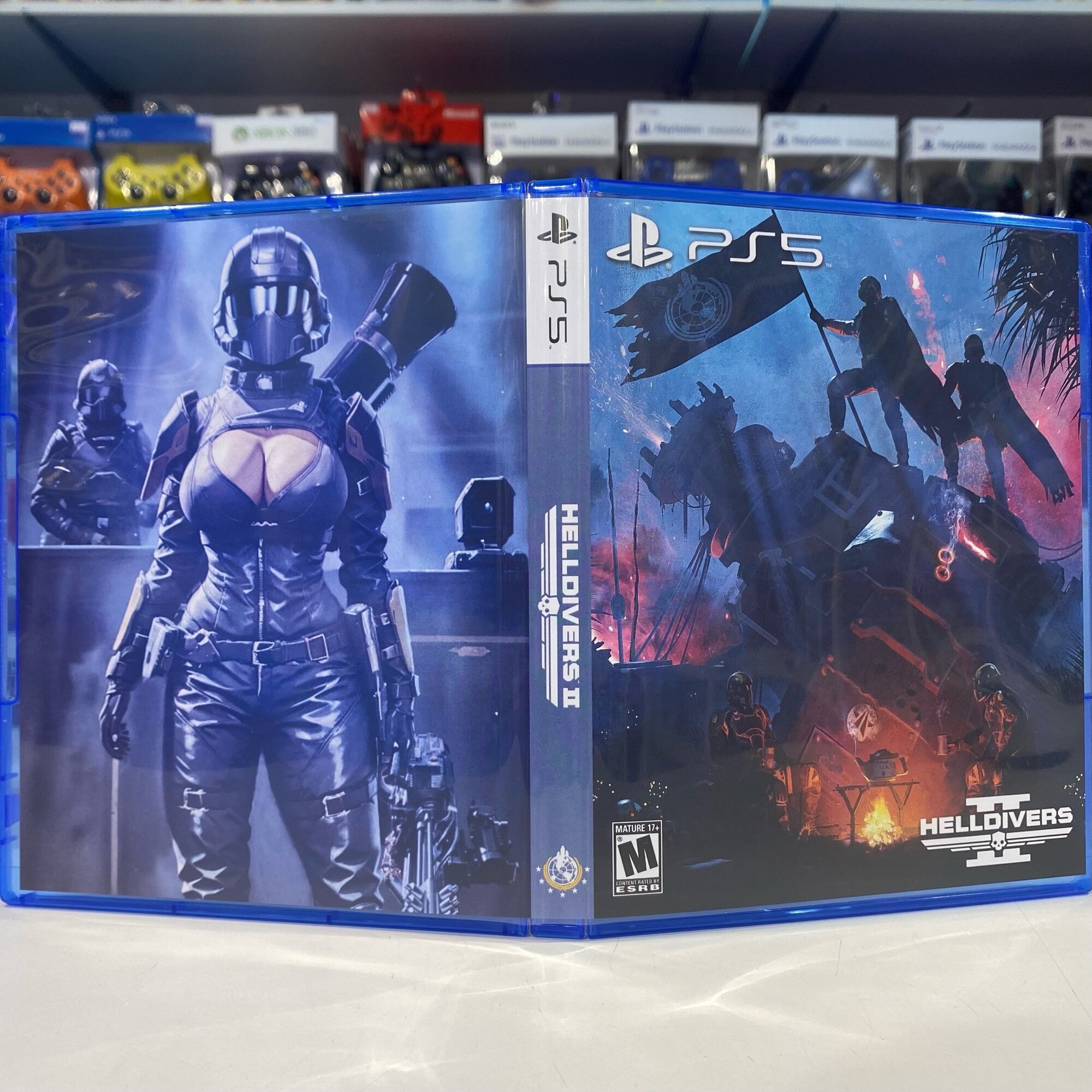Эксклюзивная обложка PS5 для Helldivers 2 №16