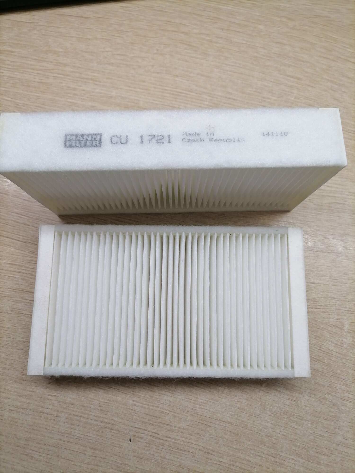 Фильтр салона MANN-FILTER CU 1721