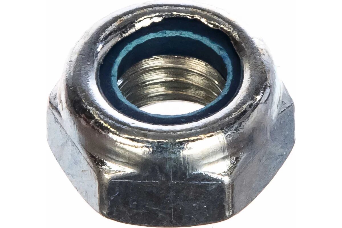 Tech-Krep самоконтрящаяся гайка DIN 985 оцинкованная M10 40 шт в коробке для крепежа