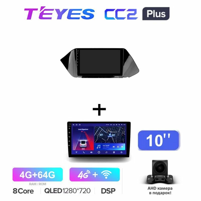 Магнитола Teyes CC2 PLUS 4/64 Gb 10 для Hyundai Sonata DN8 2019-2020