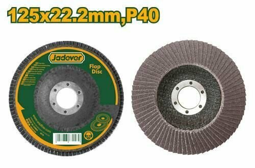 Круг лепестковый торцевой 125*22.2мм Р40 JADEVER JDYL2301