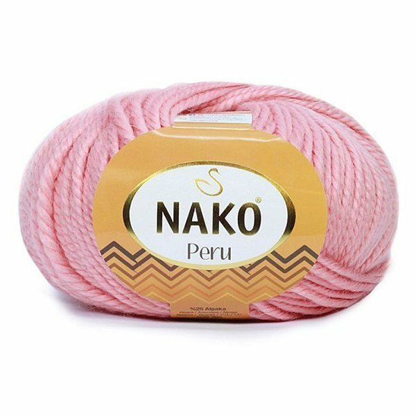 Пряжа Nako PERU 11452 св. коралл (5 мотков)