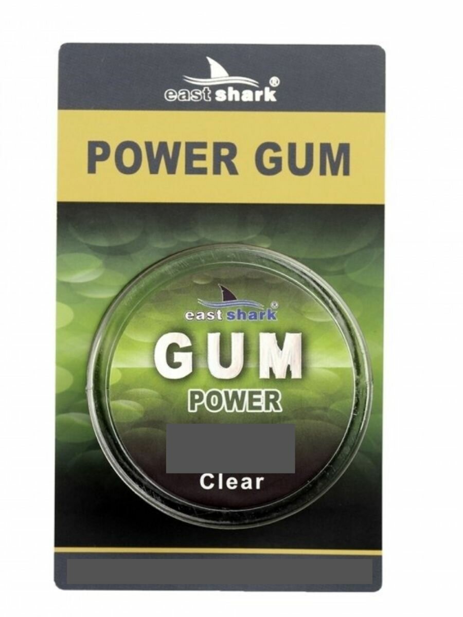 Фидергам (фидерный амортизатор) POWER GUM clear 7 м 1.0 мм