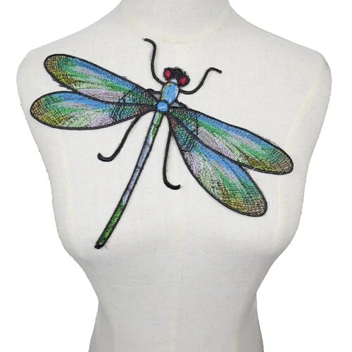 Нашивки для одежды HYZELY черные леопардовые тигровые совы бабочки Бирюзовый, NL341