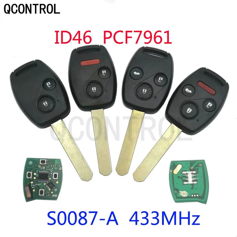 Дистанционный ключ 2 Buttons для Honda Accord Element Pilot Civic