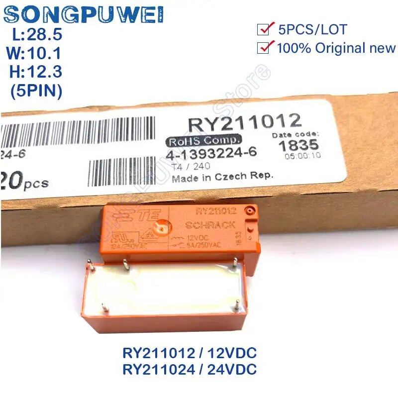 Реле мощности RY211012/RY211024 RY211012