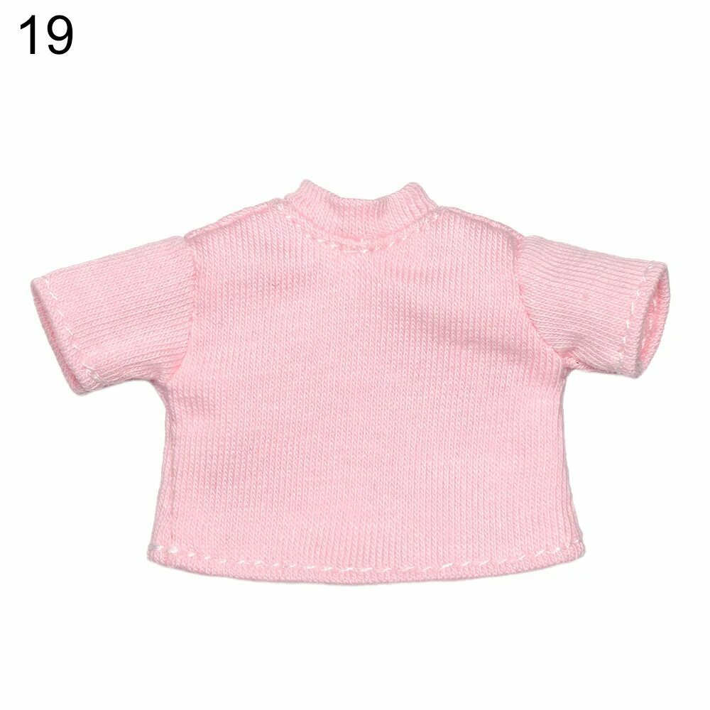 Футболка для куклы gootrades 1/12 Розовый, 19