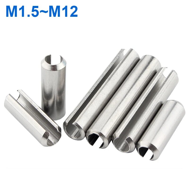Штифты пружинные из нержавеющей стали M1.5-M12 M3-20pcs, 10mm