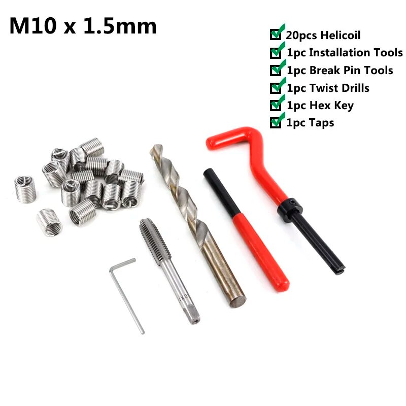 Набор для резьбы Helicoil M10x1.5