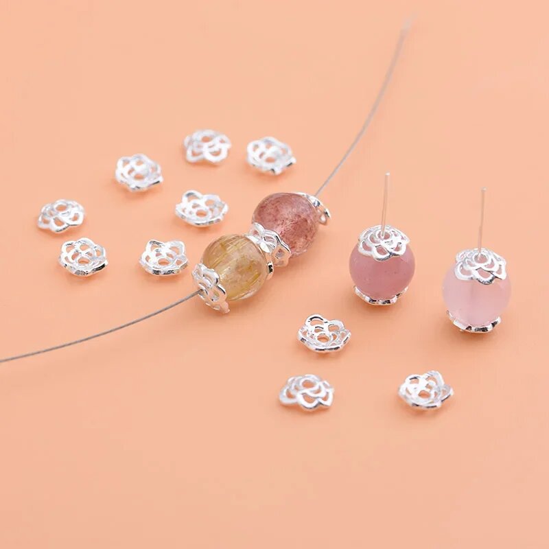 10 шт, аксессуары для браслета из серебра 925 пробы