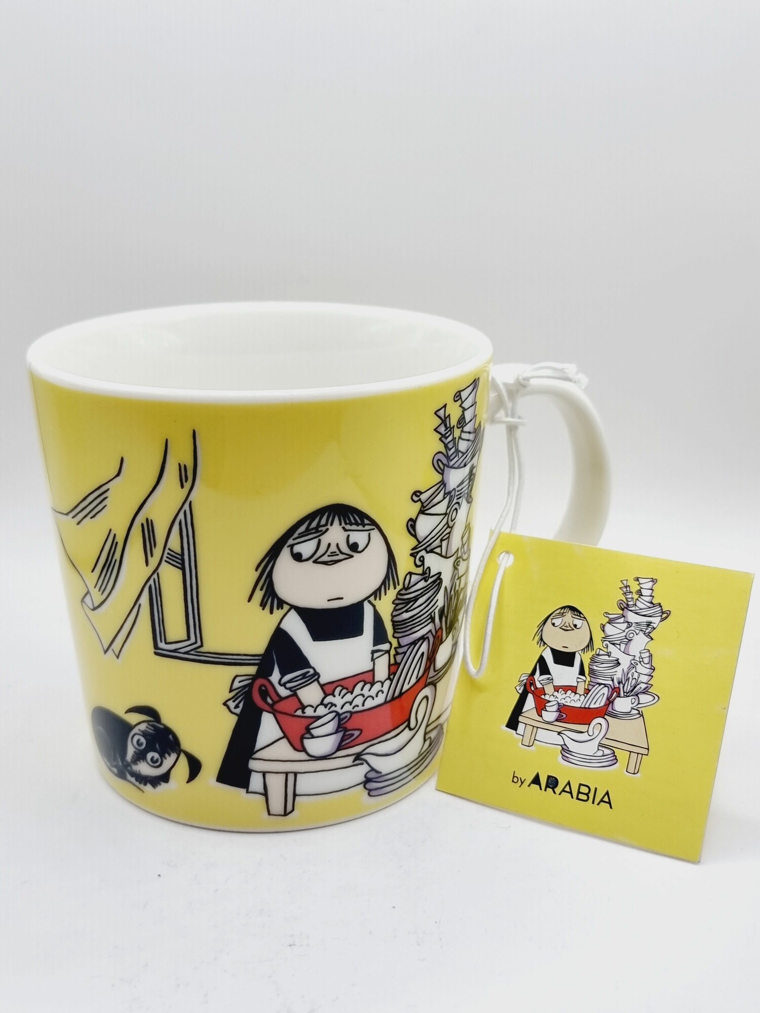 Moomin Кружка Arabia Misa, желтого цвета, 300 мл (Из Финляндии)