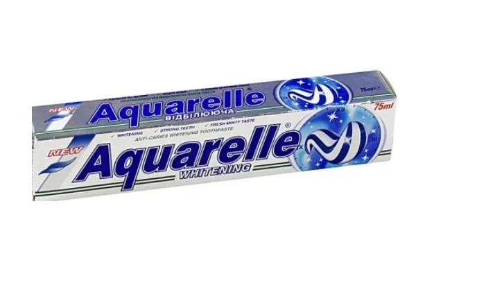AQUARELLE Зубная паста, Whitening, 75 мл