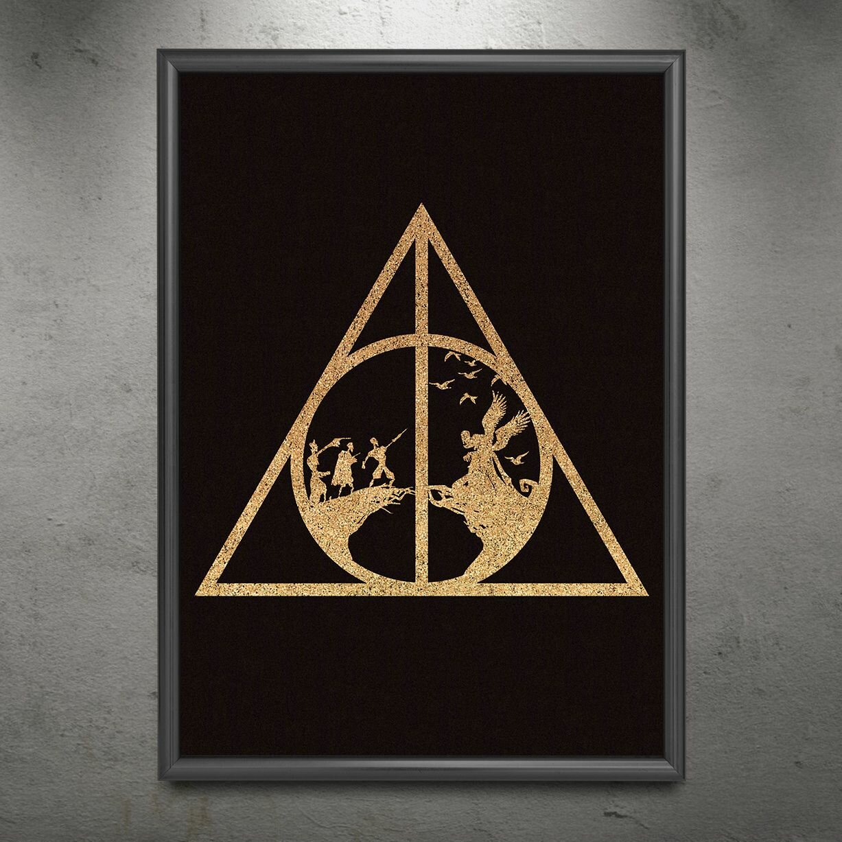 Постер интерьерный Гарри Поттер. Дары Смерти. Harry Potter