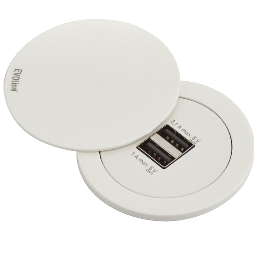 Встраиваемая розетка EVOline One 159280004500