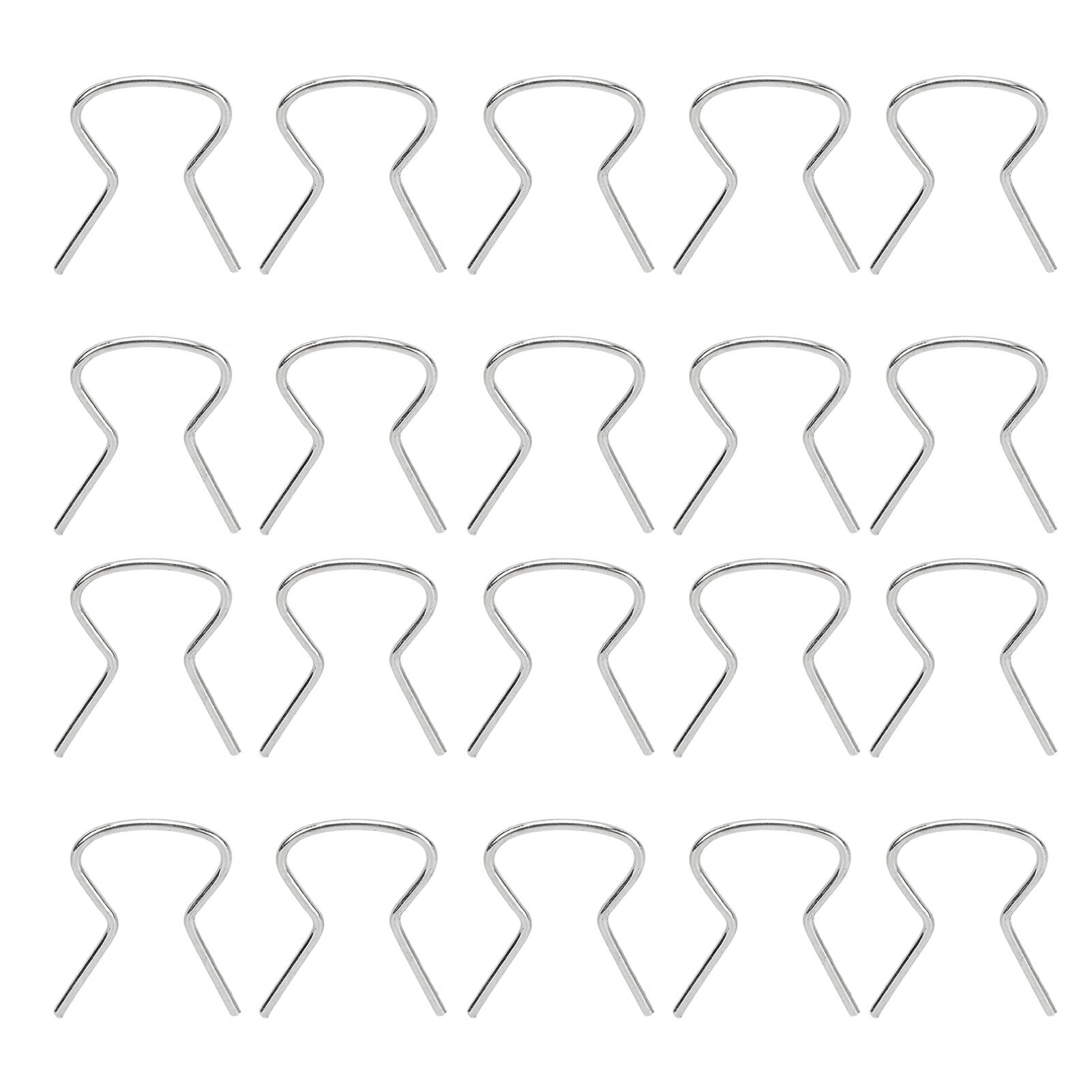 20 шт. крепежных зажимов для ручек стеклоподъемников 4138439, металлические ручки дверных ручек для замены в Fiat