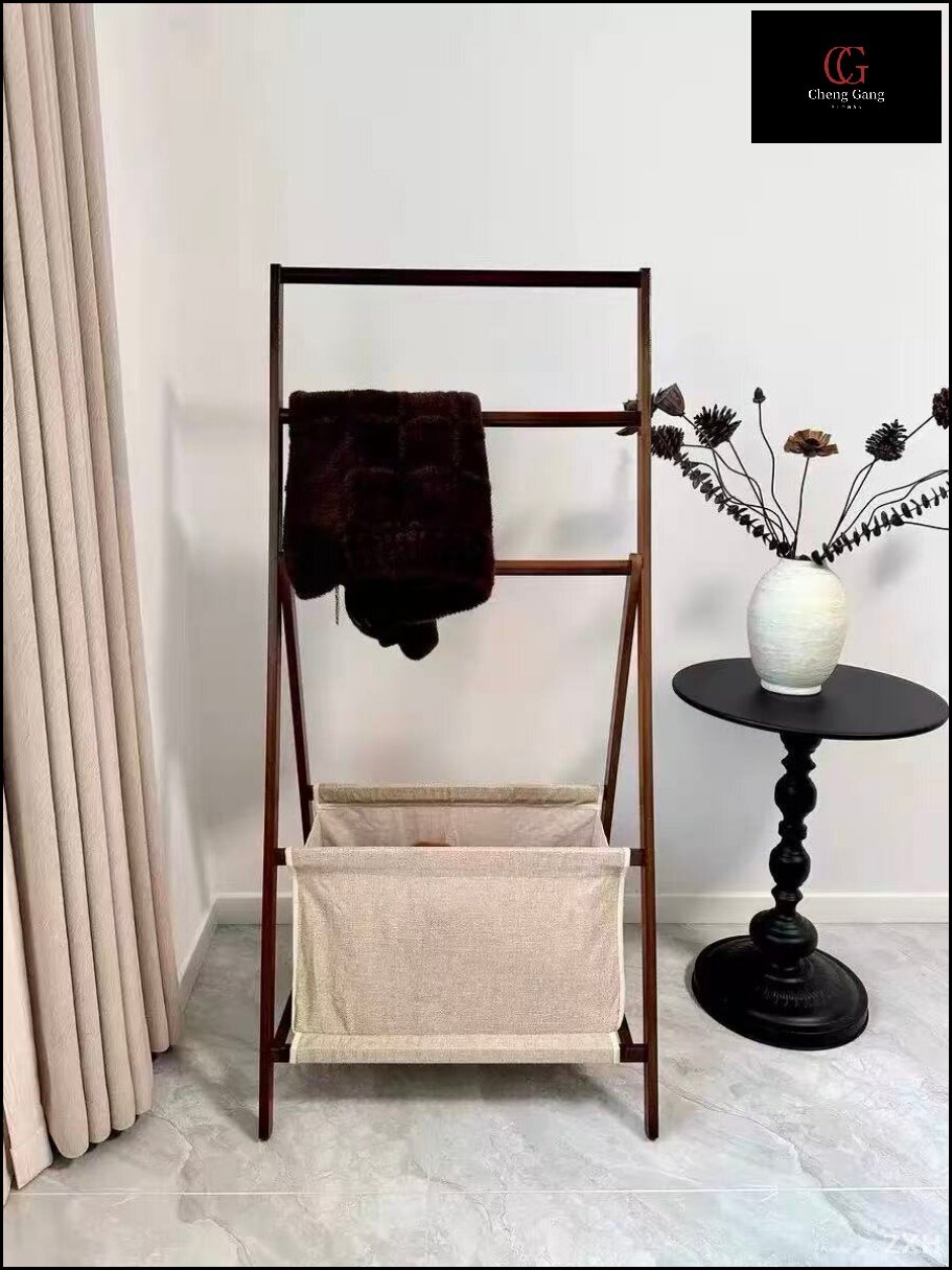 Эксклюзивная напольная вешалка для одежды и сумки 40х70х120 см с одной секцией