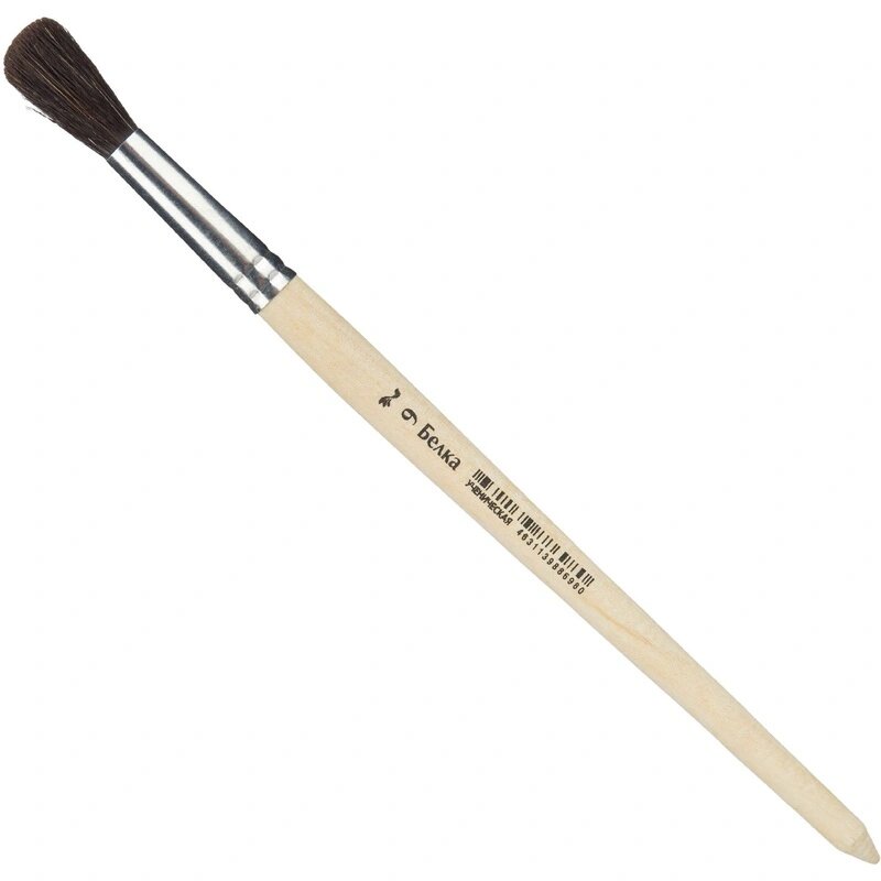 Кисть Отличник белка круглая №9