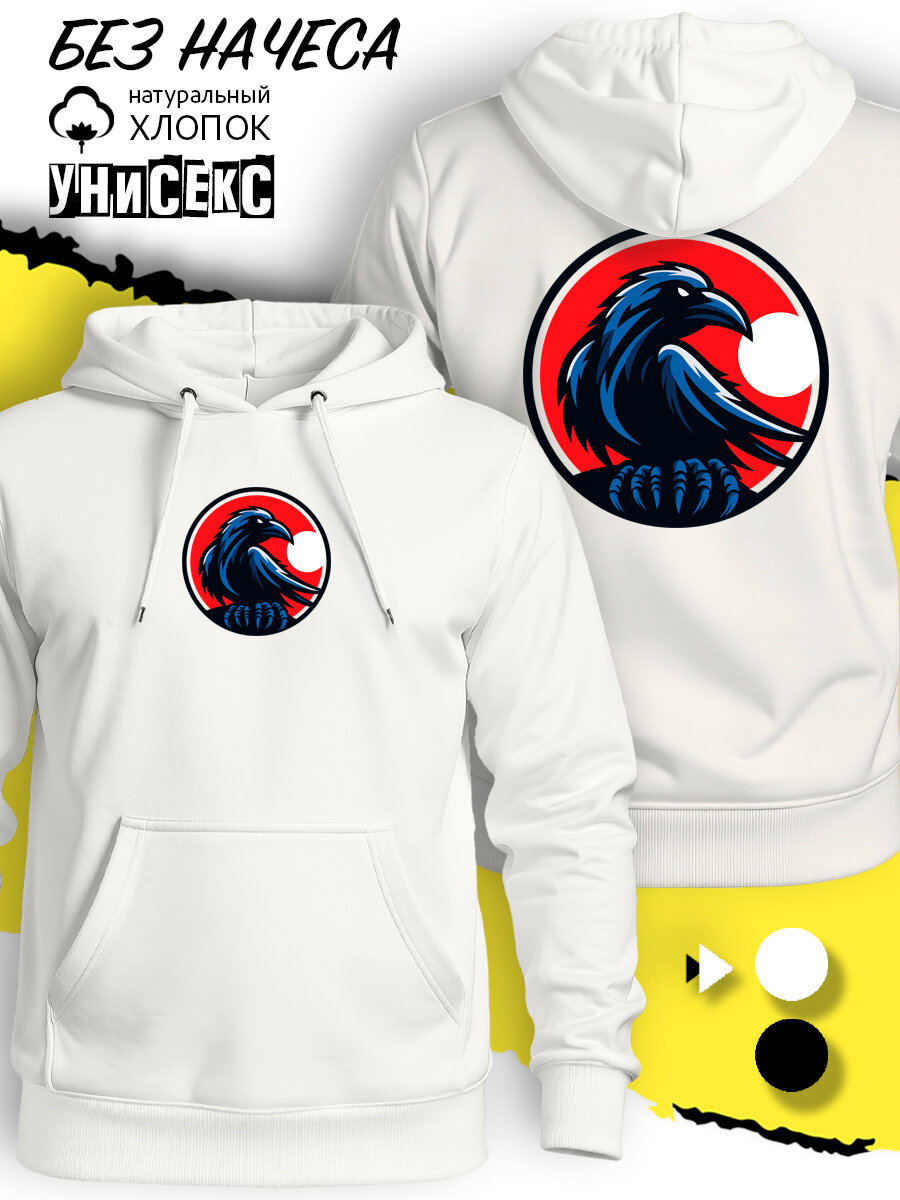 Худи SMAIL-P Толстовка свитшот ворон