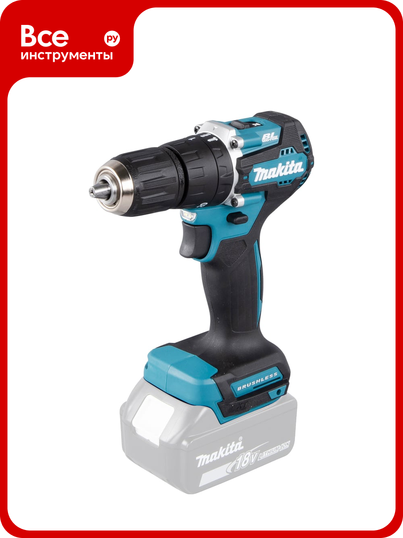Аккумуляторная ударная дрель-шуруповерт Makita DHP487Z