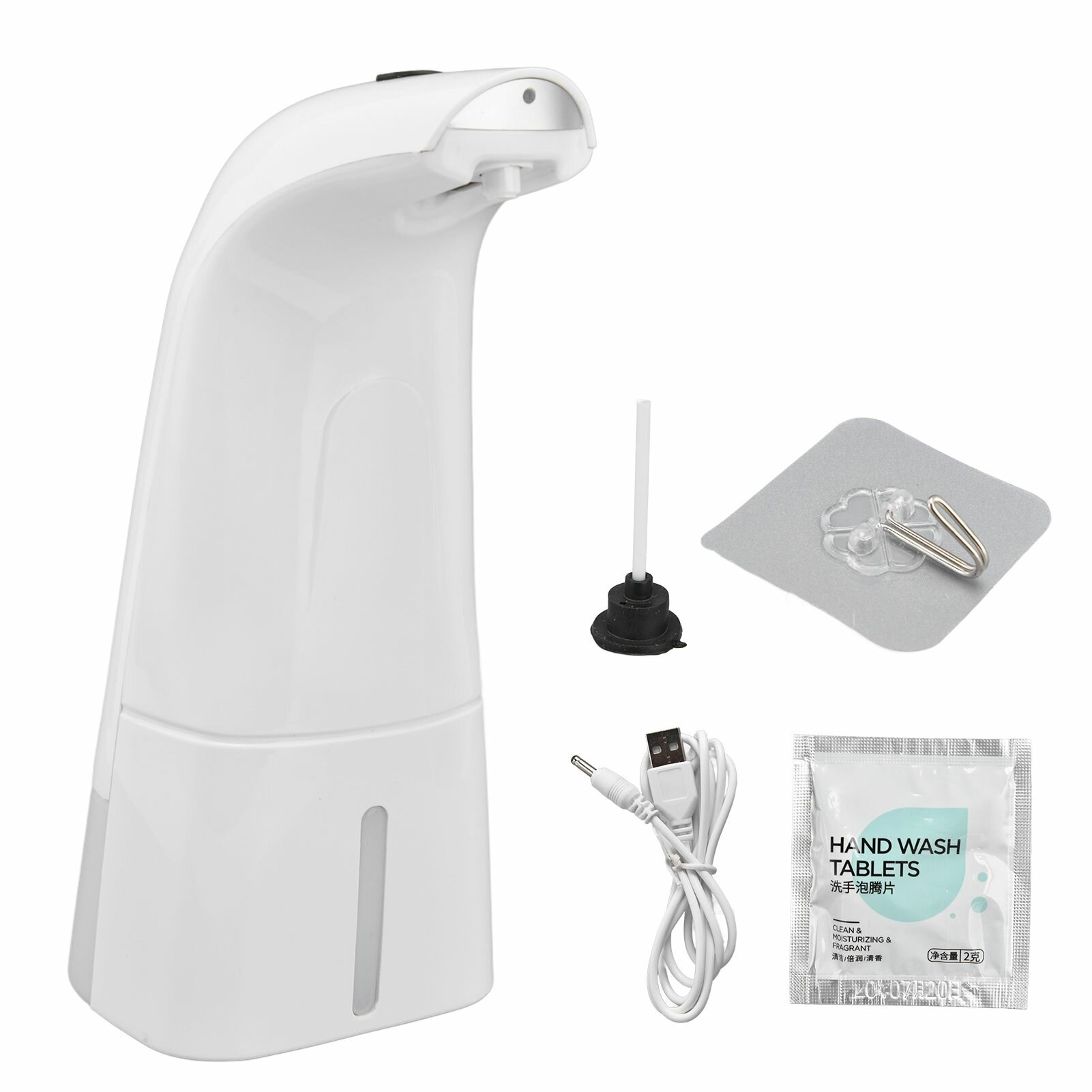 Автоматический дозатор спиртового спрея с USBзарядкой, 350 мл