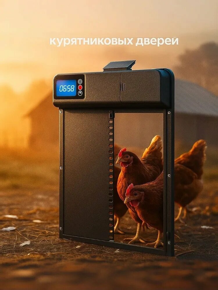 Автоматическая дверь для курятника