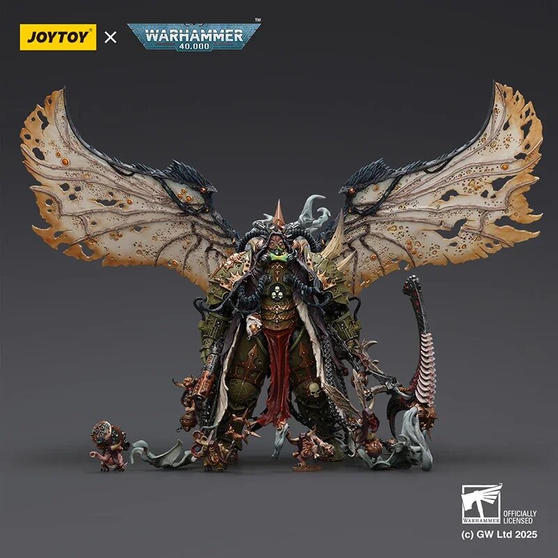JOYTOY Dark Source Warhammer 40K Mortarion Demon Prime of Nurgle 1:18 фигурка